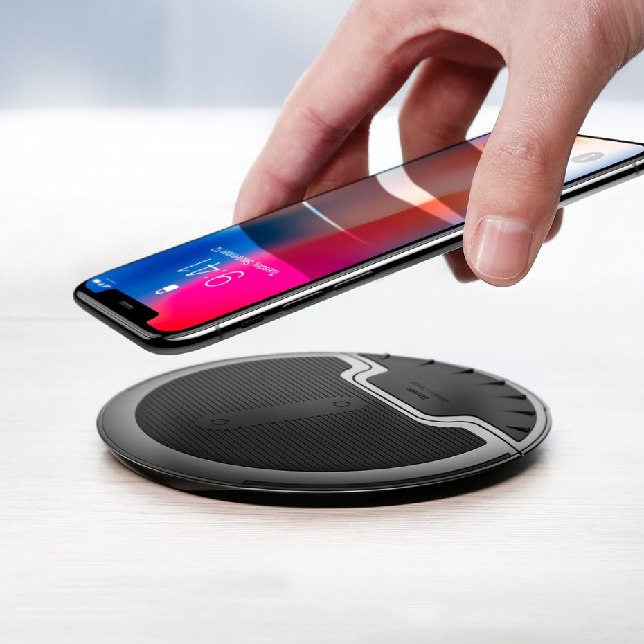Baseus 10W Foldable Fast Wireless Charger Pad / Desktop Stand